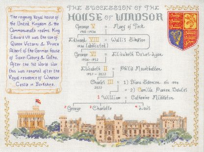 Windsor Family Tree sampler