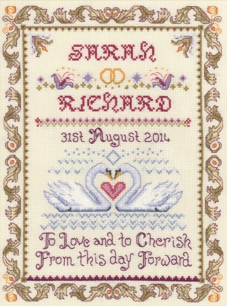 wedding cross stitch kits